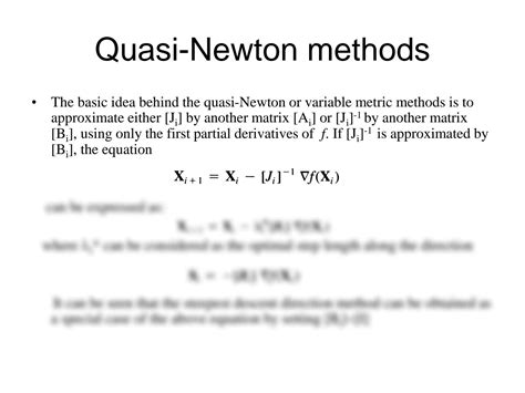 SOLUTION Optimization Technique Method Quasi Newton Ds Studypool