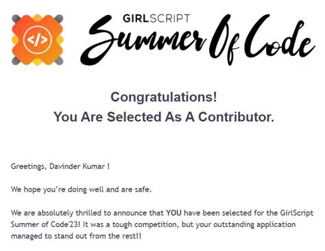 davinder kumar on linkedin girlscriptsummerofcode womenintech