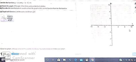 Solved Consider The Functions Y X And Y X 2 4 A Sketch Chegg Com