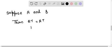 Solved Show That If A And B Are Orthogonal Matrices Then A B Is An Orthogonal Matrix Numerade