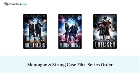 Montague And Strong Case Files Book Series In Order 20 Books