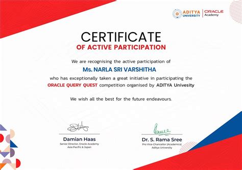 Oraclequeryquest Professionalgrowth Adityauniversity Oracleacademy