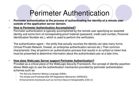 Ppt Understanding Weblogic Security Powerpoint Presentation Free Download Id5159261