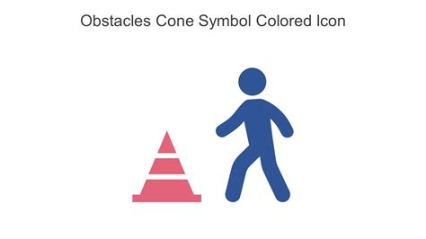 Obstacles Cone Symbol Colored Icon In Powerpoint Pptx Png And Editable Eps Format Ppt Presentation