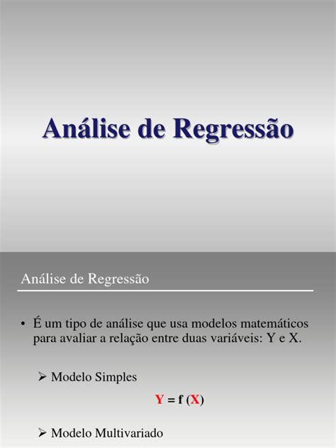 Aula 3 Regressão Linear Pdf Desvio Padrão Método Dos Mínimos Quadrados