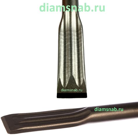 Долото зубило SDS-max 25х400 мм плоское самозатачивающееся для точных ...