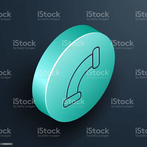 등각투영 선 검은 색 배경에 격리 된 산업 금속 파이프 아이콘입니다 다른 모양의 배관 파이프 라인 부분 청록색 원 버튼 벡터 일러스트레이션 3차원 형태에 대한 스톡 벡터