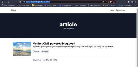 how to build a cms powered blog with nuxt
