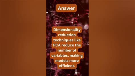 Dimensionality Reduction For Data Science Ai Python Datascience