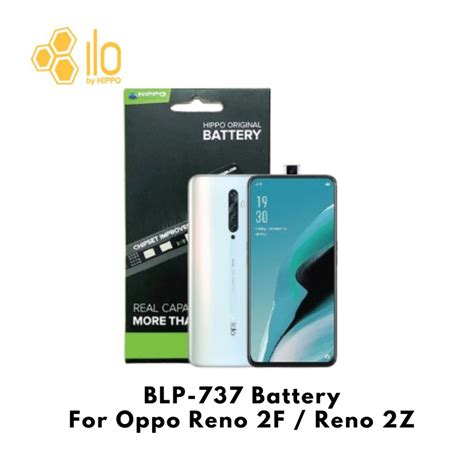 Jual Hippo Baterai OPPO BLP 737 OPPO RENO 2F RENO 2Z 4000mAh Battery Batere Batrai Batre
