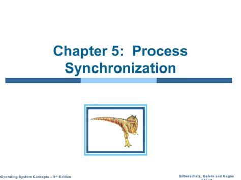 Process Synchonization Operating System Btech Cse Ppt
