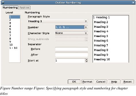 Openoffice Writer Numbering Pages By Chapter