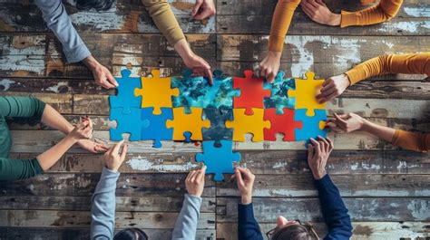 Premium Photo Collaboration Fosters Creativity And Productivity In Business