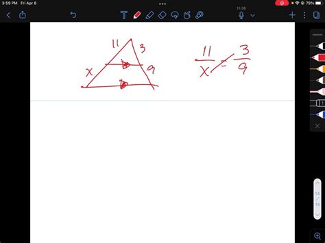 Solved Use The Side Splitter Theorem To Solve For X In The Triangle