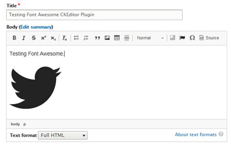 Using Font Awesome Icons In CKEditor Font Awesome Icons Drupal Wiki Guide On Drupal Org