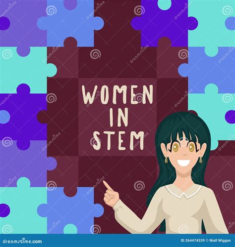 Handwriting Text Women In Stem Concept Meaning Science Technology