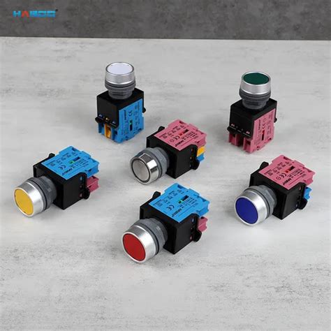 22mm Waterproof Rgb Illuminated Push Button Switches 12 Volt Latching Push Button Led 22mm