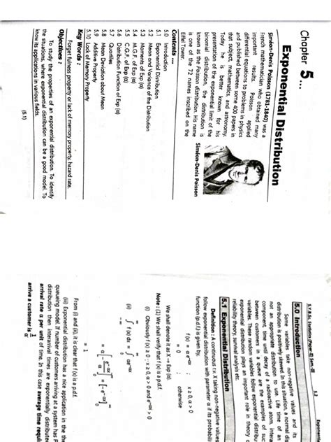 Exponential Distribution Pdf