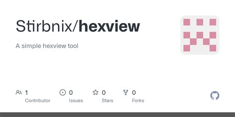GitHub Stirbnix Hexview A Simple Hexview Tool