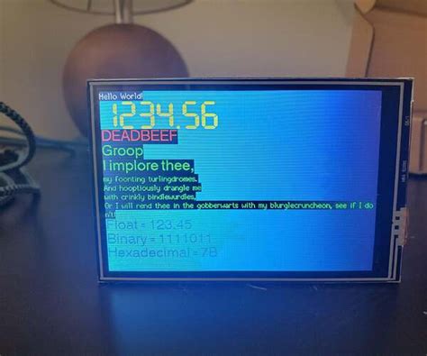 Connecter Un Esp32 Avec Un Tft Lcd Display Tft 35 Français