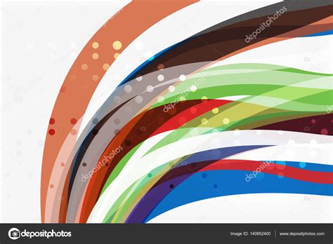 Colorful Flowing Wave Abstract Background Stock Vector By ©akomov 140952400