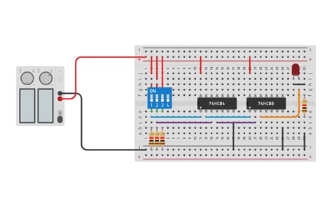 Circuit Design Examen Tinkercad