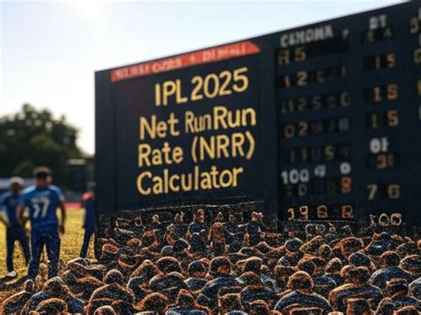 Net Run Rate Nrr Calculator For Ipl 2025 Cricket Cricket Bit