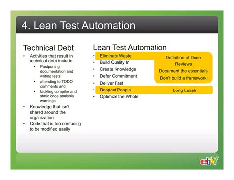 Implementing Test Automation In Agile Projects Ppt