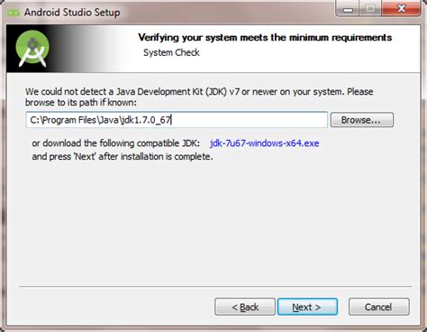 Error While Android Development Studio Setup Stack Overflow