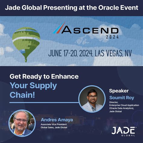jade global on linkedin oracle supplychain jadeglobal