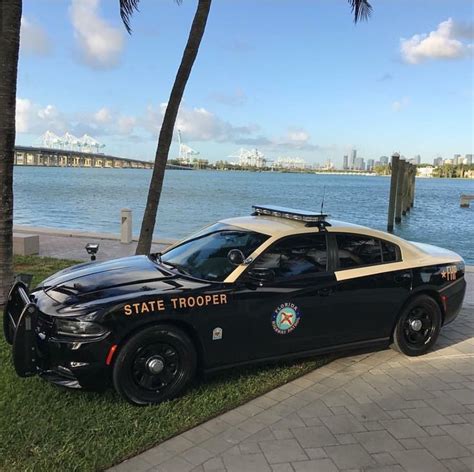 State Trooper Police Car By The Water Police Car Lights Tactical