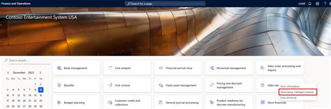 workspace personalization in microsoft dynamics 365 finance and