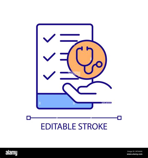 2d Thin Linear Colorful Content Standards Icon Stock Vector Image And Art