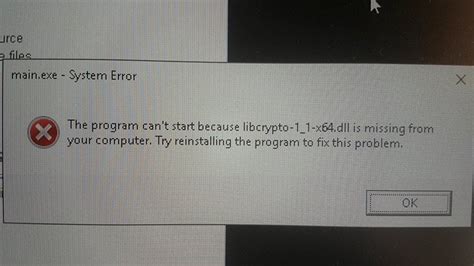 C OpenSSL Libcrypto 1 1 X64 Dll Missing Stack Overflow