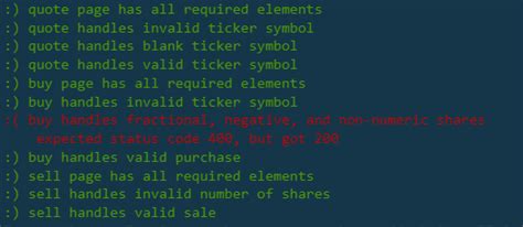 pset9 finance check50 says buy doesn t handle fractional invalid