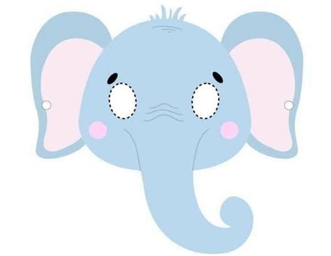 Elephant Mask Free Printable Templates Coloring Pages Artofit