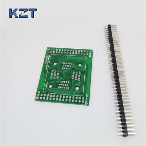PCB Board For QFP64 TQFP64 LQFP64 Clamshell Structure Programming Socket Breakout Board