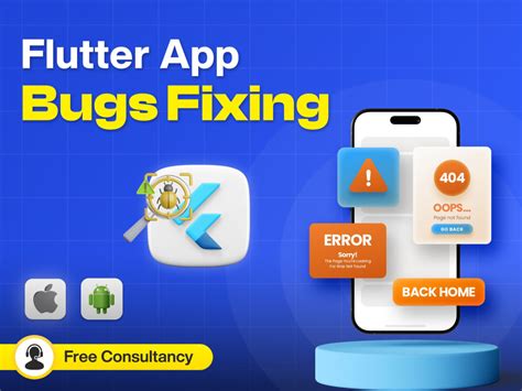 Bugs Fixed In Your Flutter Android Ios Web Application Upwork