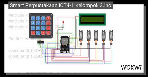 Smart Perpustakaan Iot4 1 Kelompok O Wokwi Esp32 Stm32 Arduino