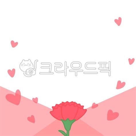 카네이션 어버이날 어버이날카드 카드 스승의날 사진 이미지 일러스트 캘리그라피 Pepper83작가