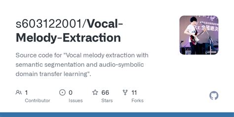 Github S603122001vocal Melody Extraction Source Code For Vocal