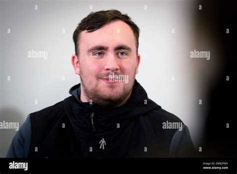 File Photo Dated 04 01 2024 Of Luke Littler Who Will Make His World