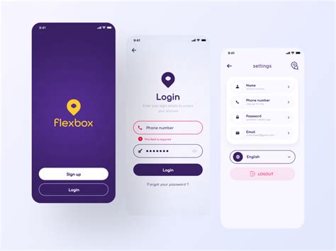 Flexbox App Uiux Design Hendawis Portfolio Flexbox App Uiux Design Hendawis Portfolio