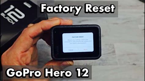 How To Factory Reset And Erase GoPro HERO 12 Before Selling Or Donating