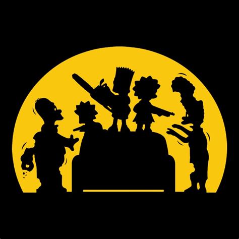 Camiseta Premium Unisex «the Simpsons Silueta De Soka Art Superfan Art