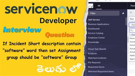 Cracking The ServiceNow Interview Mastering Software Incident Assignments YouTube