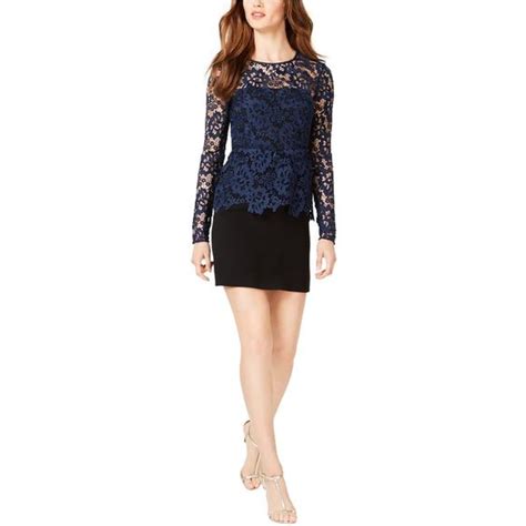 Rachel Zoe Dresses Rachel Zoe Womens Alyssa Peplum Dress Blue Nwt