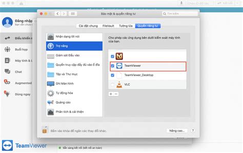 Hướng Dẫn Phân Quyền Cho Teamviewer Trên Mac Macos Macbook Imac