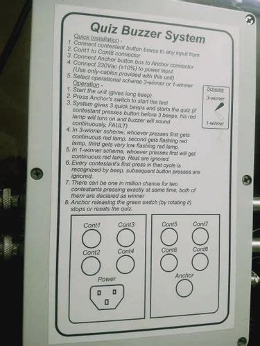 Quiz Buzzer System Ac V At Best Price In Raigad Id