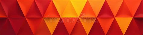 interlocking red and yellow triangles form vibrant abstract pattern